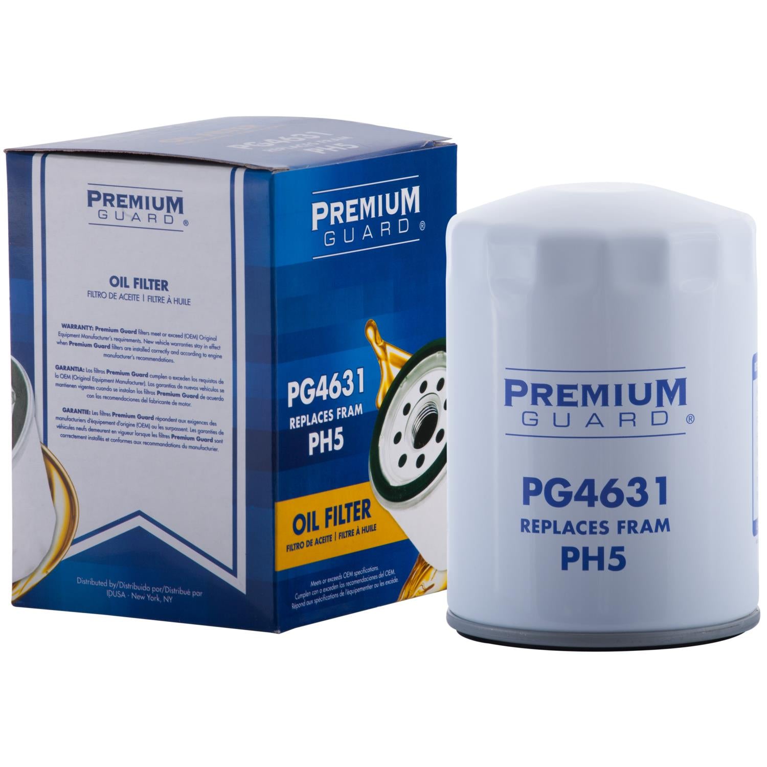 1990 Chevrolet G20 Oil Filter PG4631