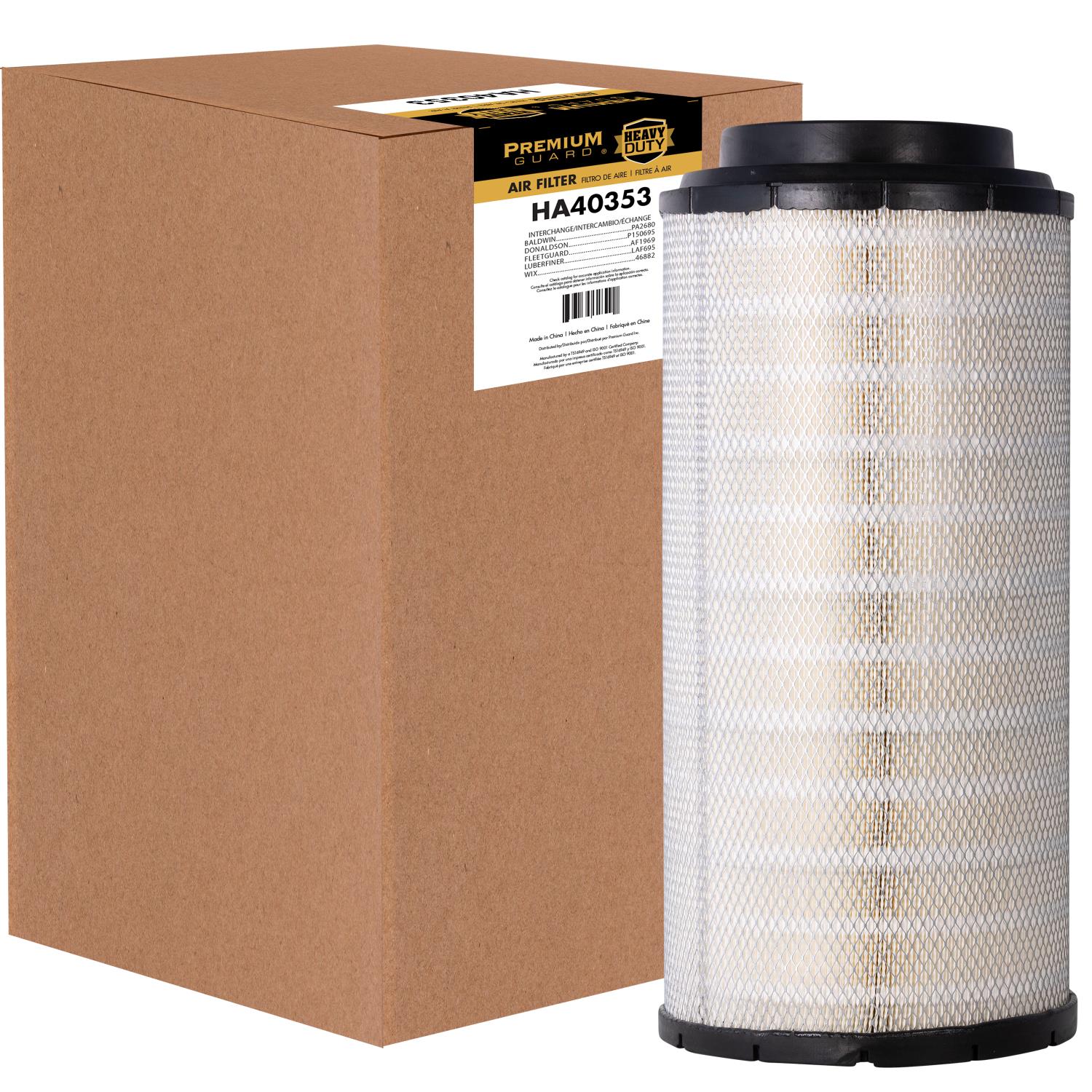 PG HA40353 Engine Air Filter | Fits 2025 Kenworth T800