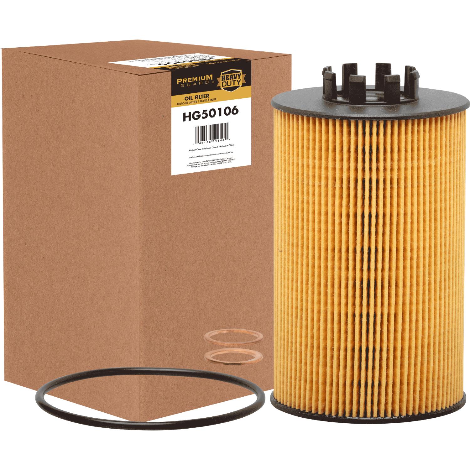 PG HG50106 Optimal Protection Oil Filter | Fits 2026 Freightliner M2 1